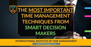International Institute of Time Management | Best Time Management ...